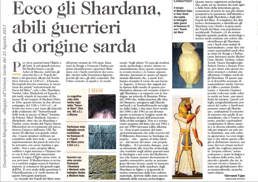 The Nuragic people and the sea - La Sardegna verso l'Unesco